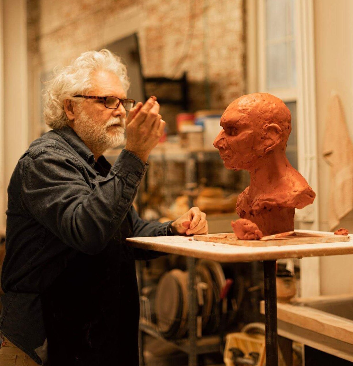 Clay Sculpture Saturday Morning Class at First City Art Center